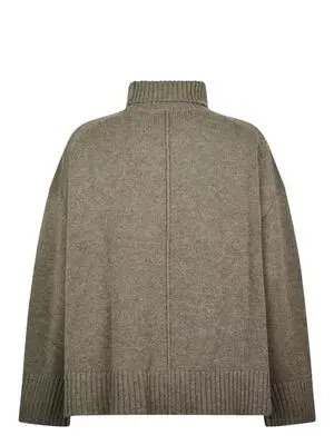 Soeur Roll-neck Long-sleeve Sweater - Grey