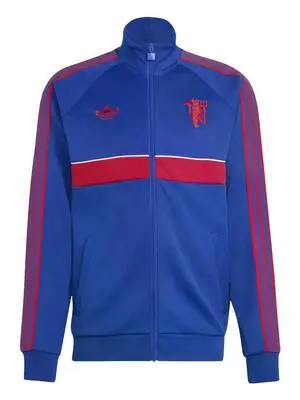 Adidas Manchester United Embroidered Track Jacket - Blue