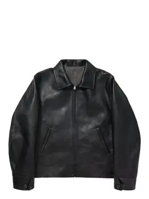 TAIGA TAKAHASHI Horse Leather Jacket - Black