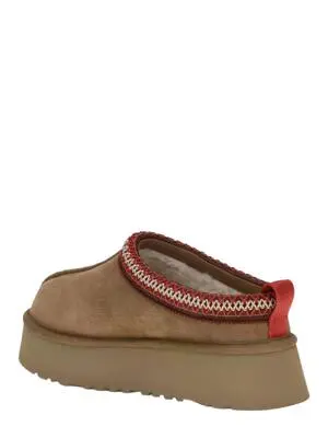 UGG Tazz Ii Suede Sheepskin Lined Platform Slippers - Brown