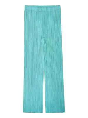 Issey Miyake Pleated Trousers - Green