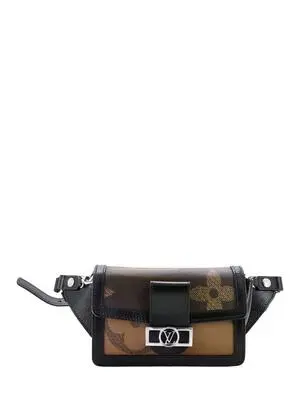 LOUIS VUITTON Dauphine Bumbag Reverse Monogram Giant Belt Bag - Black