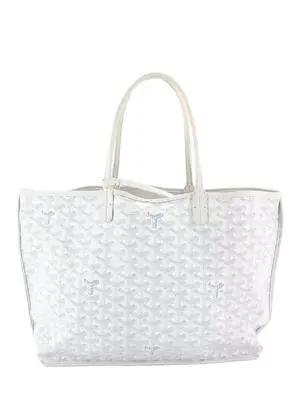 Goyard Goyard Anjou Reversible Coated Canvas PM Tote Bag White