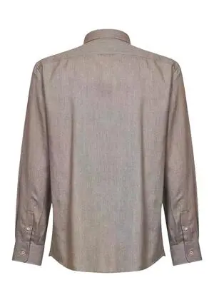 Brunello Cucinelli Spread-collar Button-down Shirt - Grey