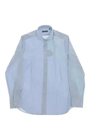 Corneliani French-collar Two-tone Shirt - Blue
