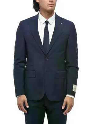 Corneliani Cc Collection Single-breasted Mohair-blend Suit - Blue