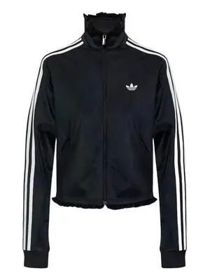 Adidas Pleated Firebird Track Top - Black