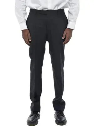 Corneliani Virgin Wool Four-pocket Trousers - Blue