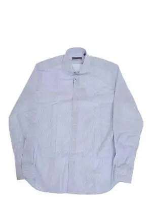 Corneliani Patterned Long-sleeve Shirt - Blue