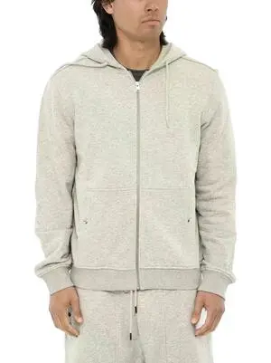 Woolrich Embroidered Logo Hoodie - Grey