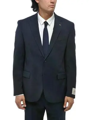 Corneliani Single-breasted Flap-pocket Blazer - Blue