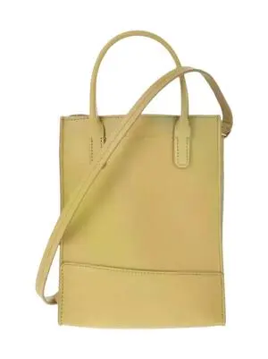 Il Bisonte Leather Tote Bag - Yellow