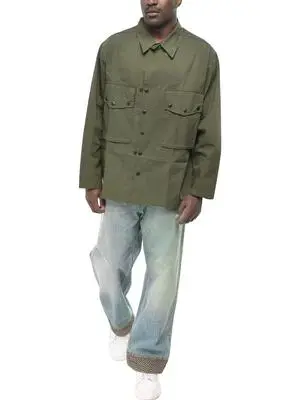 Needles Snap-button Pocket Overshirt - Green