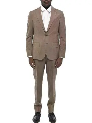 Corneliani Single-breasted Suit - Brown