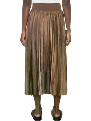 SACAI Sacai Pleated Midi Skirt With Cargo Pockets
