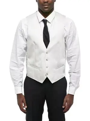 Corneliani Academy Silk Waistcoat - Grey