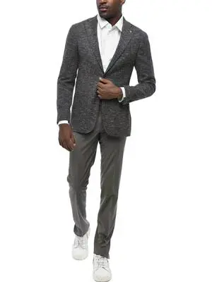 Corneliani Bouclé-texture Blazer - Grey