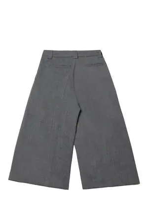 THELATEST Pleated Wide-leg Trousers - Grey