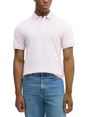 HACKETT LONDON Logo-embroidered Short-sleeve Polo Shirt - Pink