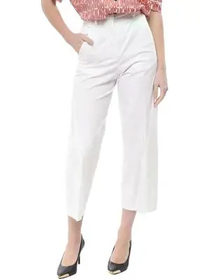 QL2 QUELLEDUE Flat-front Chino Trousers - White
