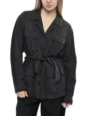 ASPESI ASPESI Belted Four-Pocket Blouse