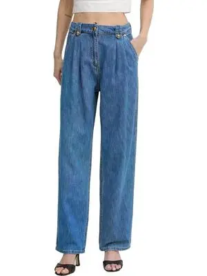 Luisa Spagnoli Allieva Pleated Waistband Jeans - Blue
