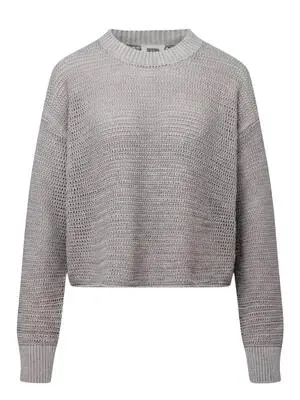 DRYKORN Open-knit Drop-shoulder Sweater - Grey