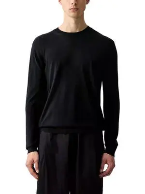 EMPORIO ARMANI Emporio Armani Silk And Cashmere Crew Neck Sweater