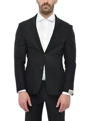 Corneliani Whisper Patch-pocket Blazer - Black