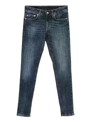 DONDUP Monroe Faded Wash Skinny Jeans - Blue