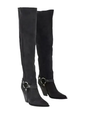 SONORA Acapulco Suede Boots - Black