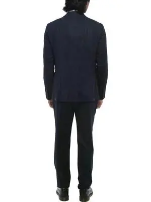 Corneliani Pinstripe Single-breasted Suit - Blue
