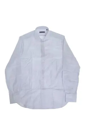 Corneliani Patterned Cotton Shirt - Blue