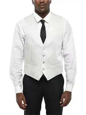 Corneliani V-neck Button-up Waistcoat - Neutrals