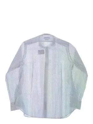 Corneliani Striped Wrinkle-free Shirt - White