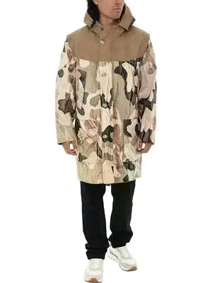 Woolrich Camouflage Pattern Parka - Neutrals