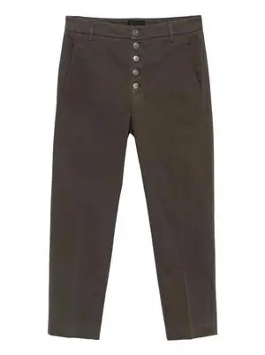 DONDUP Nima Cropped Trousers - Green