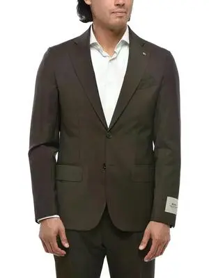 Corneliani Cc Collection Single-breasted Notch-lapel Suit - Brown
