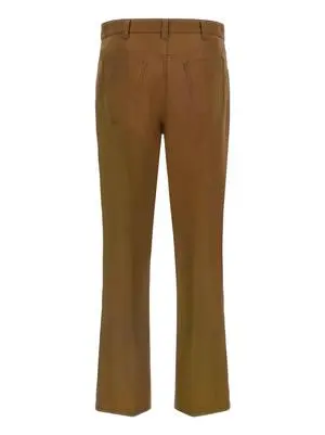 Marni Tailored Pressed-crease Trousers - Brown