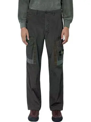 Stone Island Nylon Metal In Econyl® Cargo Trousers - Green