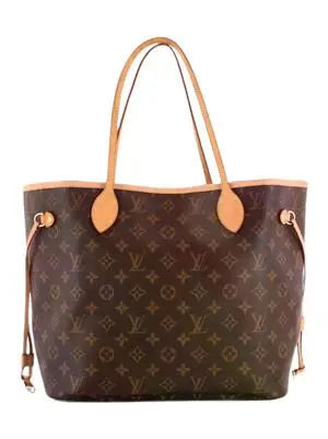 LOUIS VUITTON Monogram Canvas Tote Bag - Brown