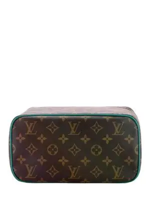 LOUIS VUITTON Louis Vuitton Monogram Canvas BB Pouch Vanity Case Green