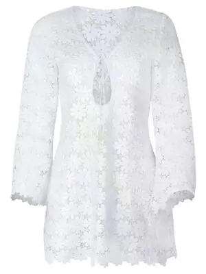 Waimari Seraphine Guipure-lace Mini Dress - White