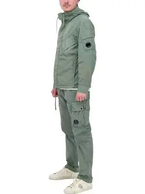 C.P. COMPANY Chrome-r Lens Detail Jacket - Green