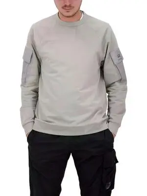 C.P. COMPANY Series Sweater With Pocket Detail - Neutrals
