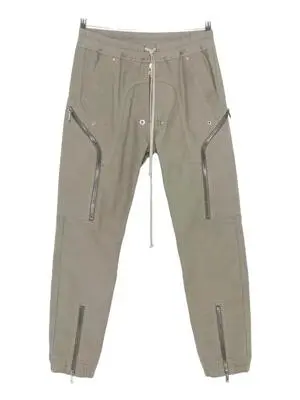 Rick Owens Heizer Zip-detail Trousers - Green