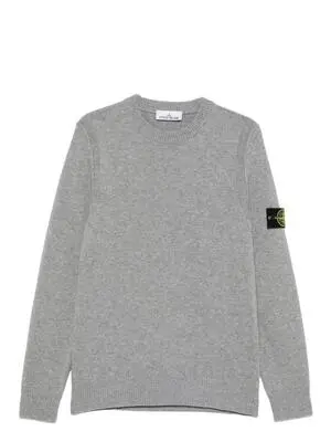 Stone Island 5100072 Lambswool Sweater - Grey