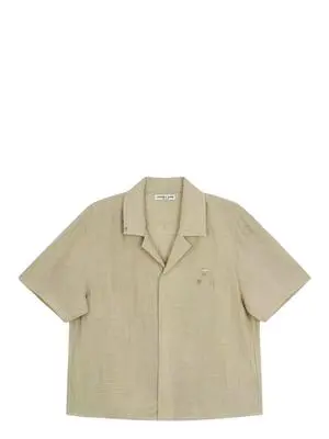 YOUNG N SANG Gingham-check Camp-collar Shirt