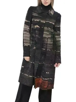 GIAMBATTISTA VALLI Giambattista Valli Single-Breasted Printed Coat