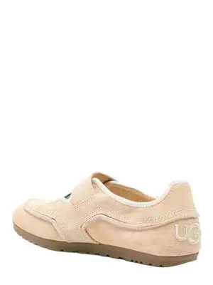 UGG Mary Jane Touch-strap Suede Flats - Neutrals